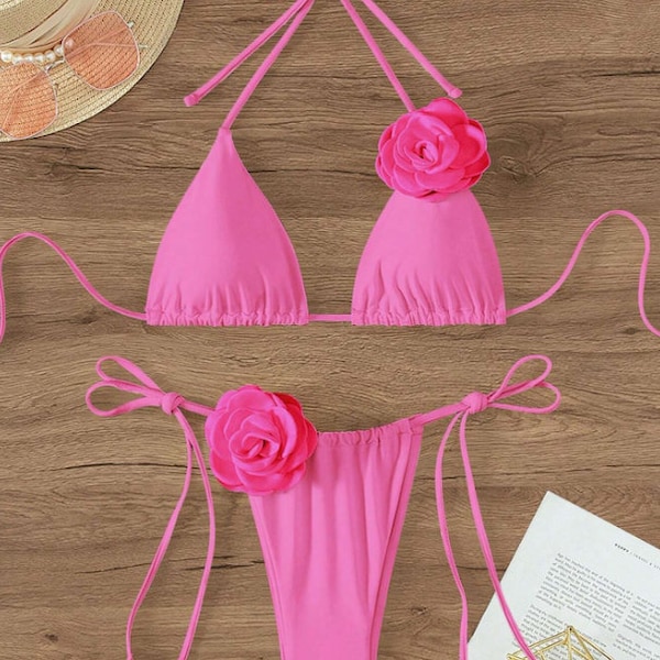 Flower Bikini - Etsy