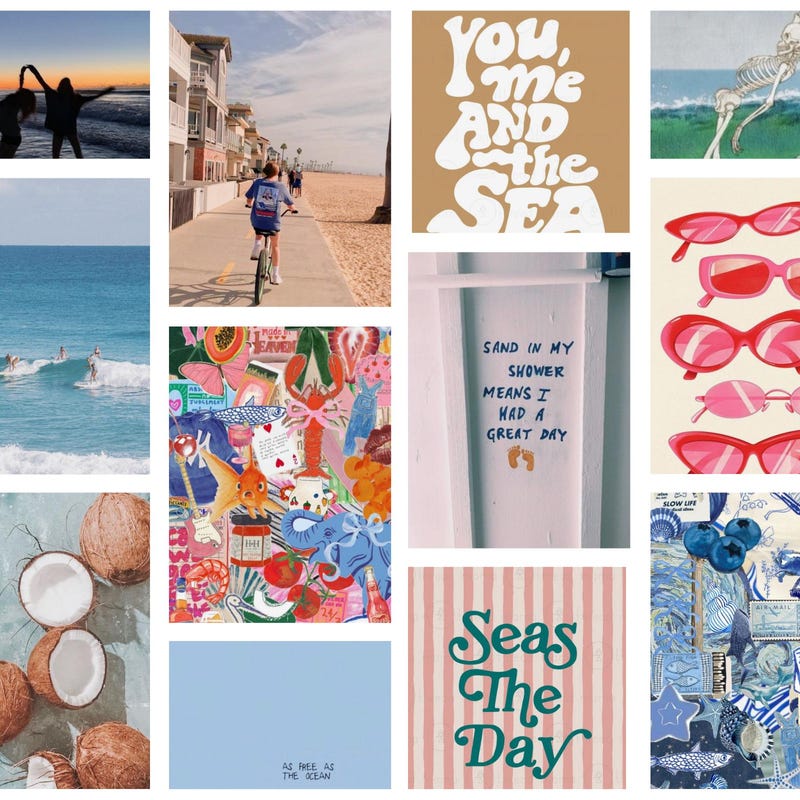 Beach Photo Collage - Etsy