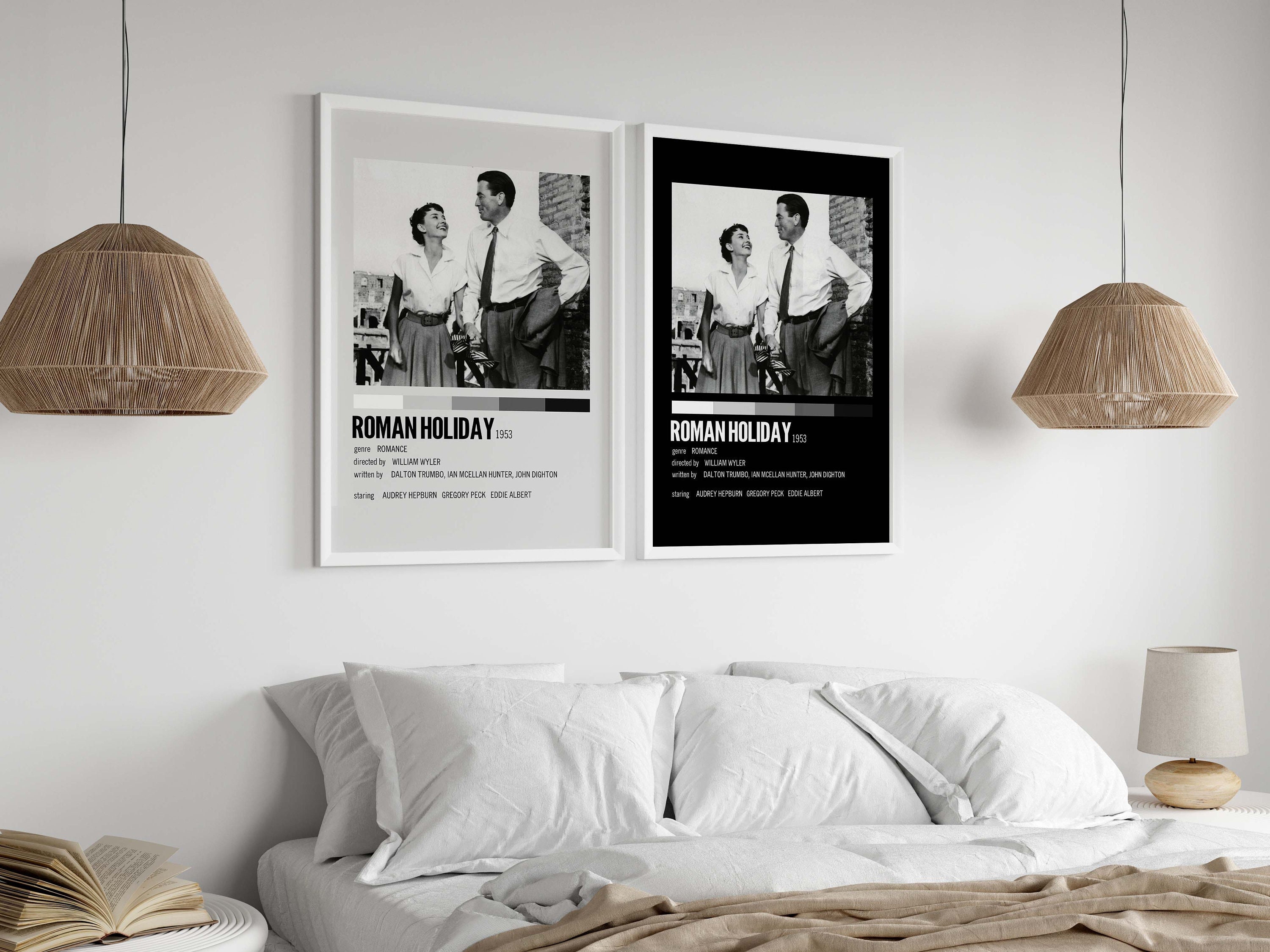Roman Holiday | Audrey Hepburn | Vintage Movie Poster | Minimal Movie ...