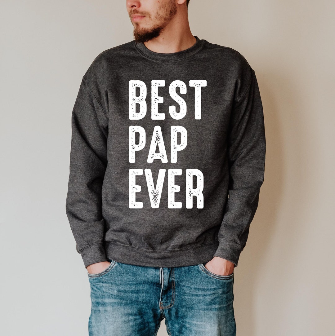 Retro Best Pap Ever Sweatshirt, World's Best Pap Sweatshirt, Retro Best ...