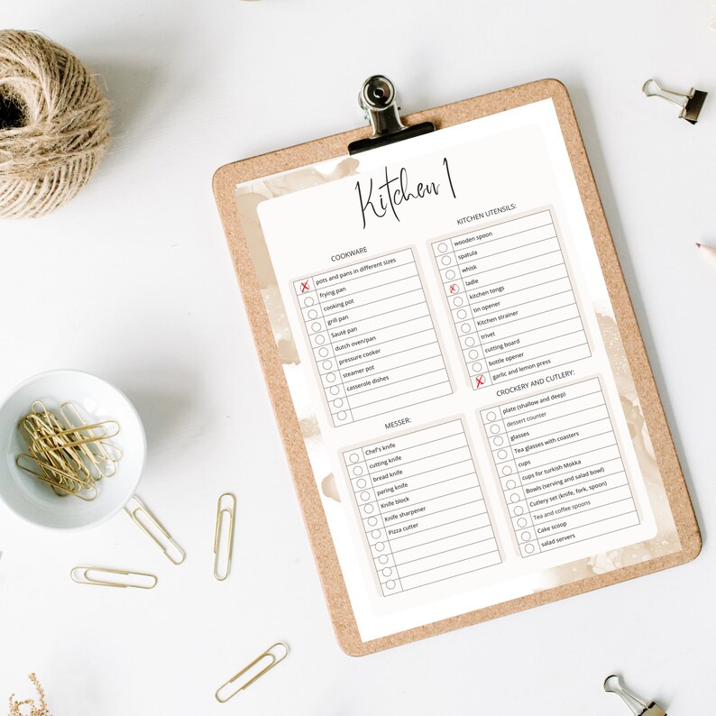 Deluxe Dowry List | Trousseau Checklist in English | Checklist for the ...