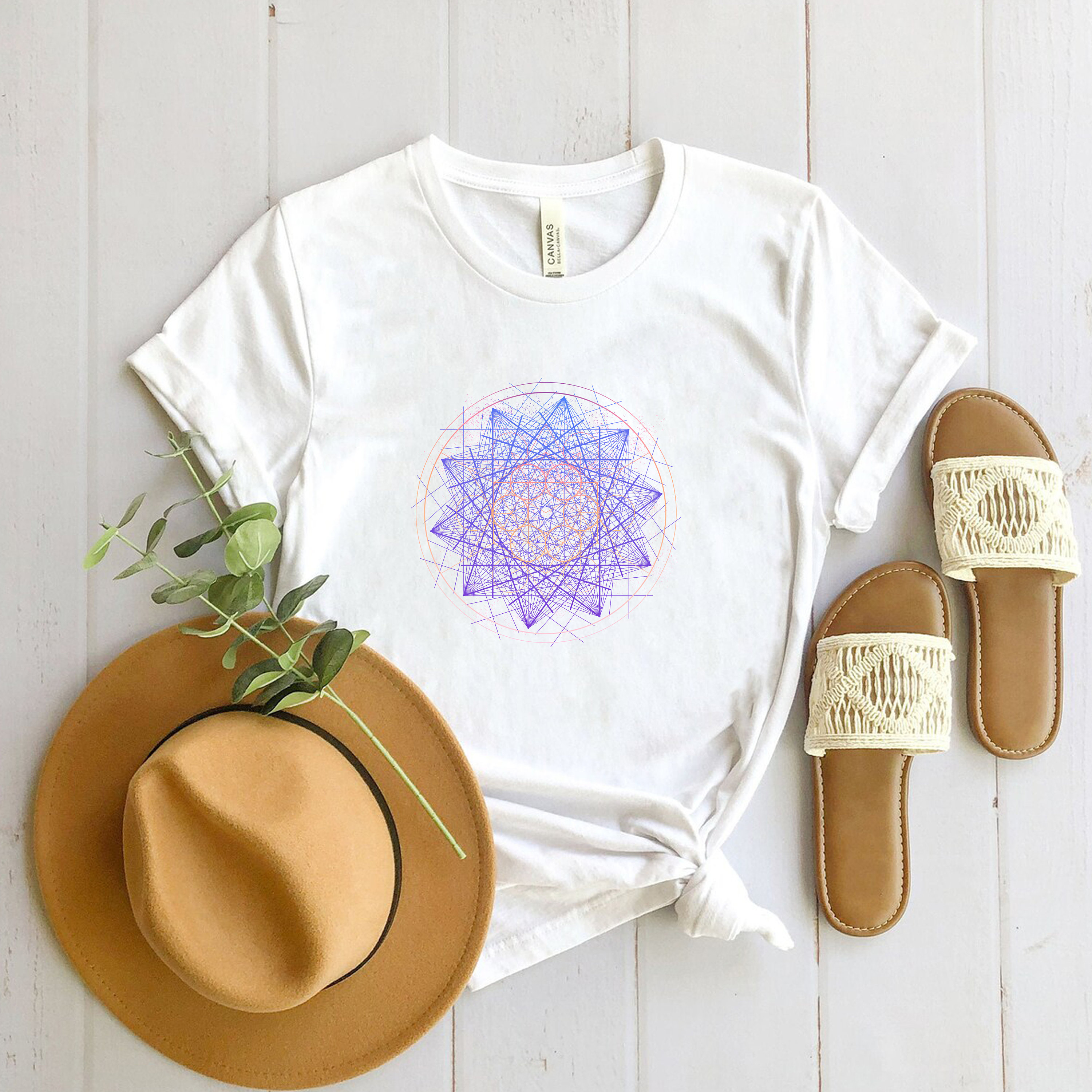 Platonic Solid Tshirt, Sacred Geometry, Flower of Life, Fractal Art ...