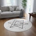 Magical Sigil Circle of King Solomon Rug, Green Witch Goetia Hermetic ...