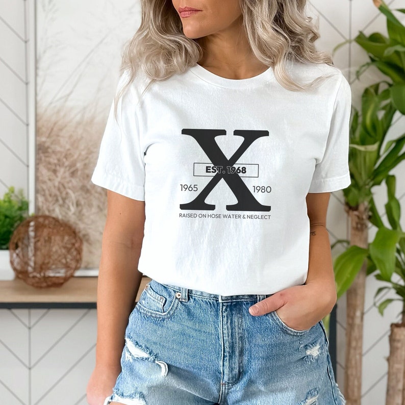 Generation X Tee, EST. 1968 Tshirt, Gen X Clothing, Raised on Hose ...