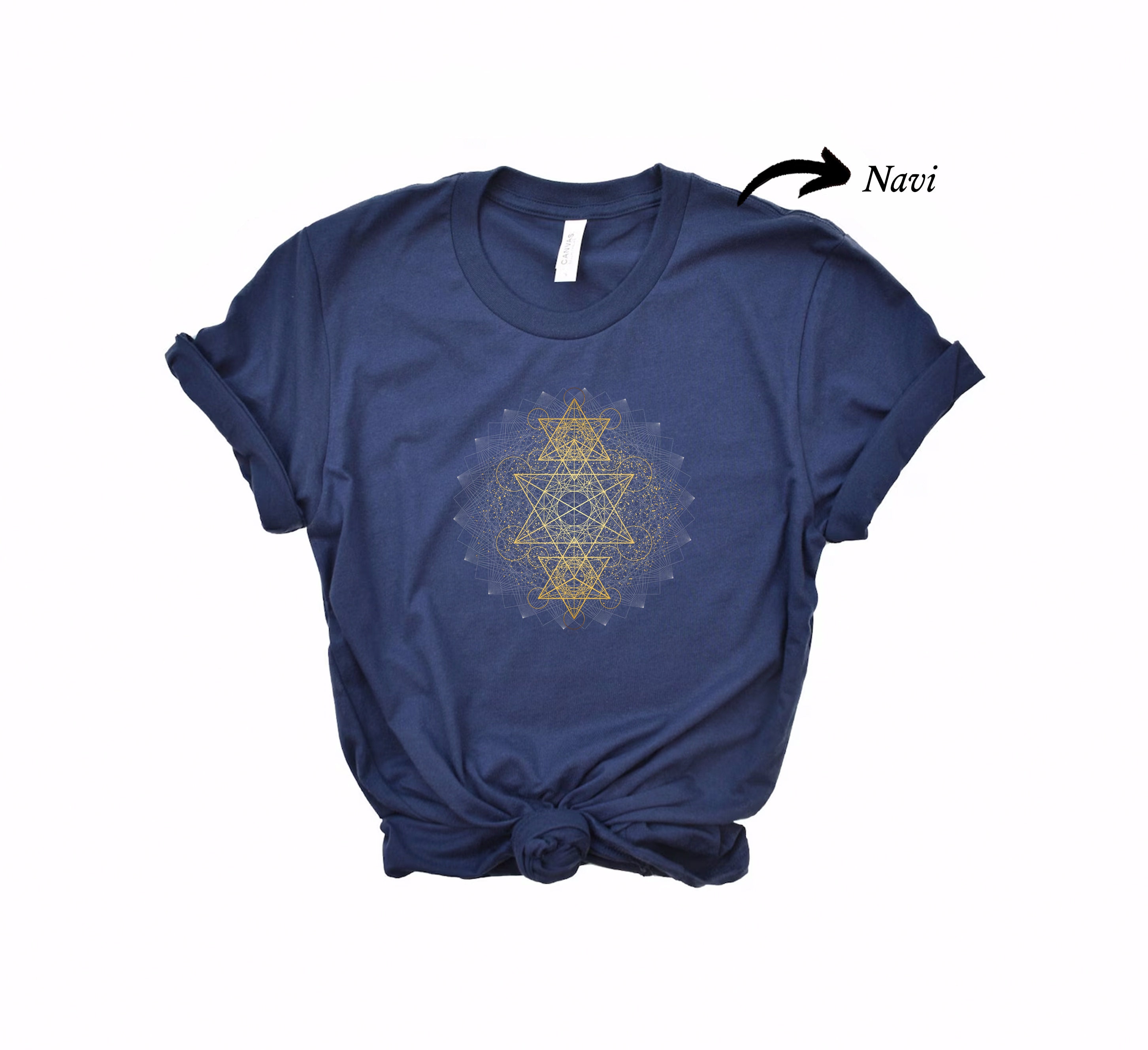 Metatron Cube Fractal Artwork Tshirt, Fractals, Festival Shirt, Merkaba ...