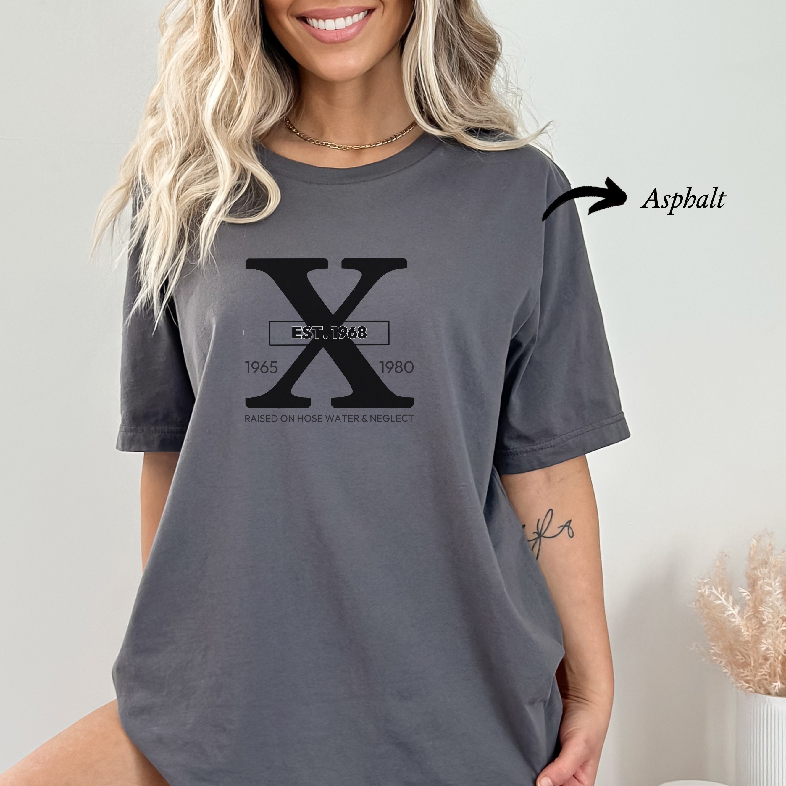 Generation X Tee, EST. 1968 Tshirt, Gen X Clothing, Raised on Hose ...