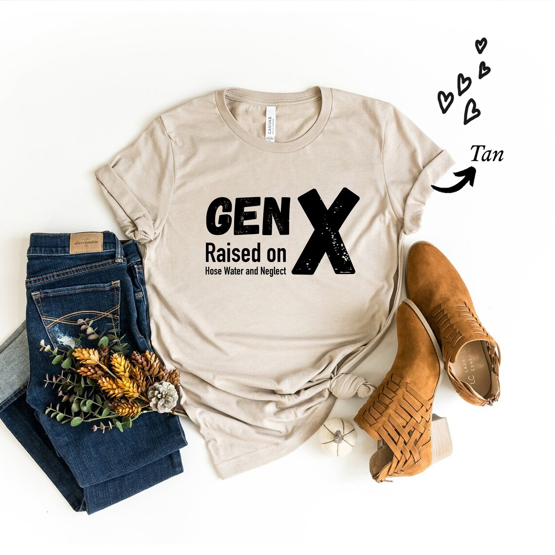Generation X Shirt, Raised on Hose Water Tshirt, Gen X Clothing, Funny ...