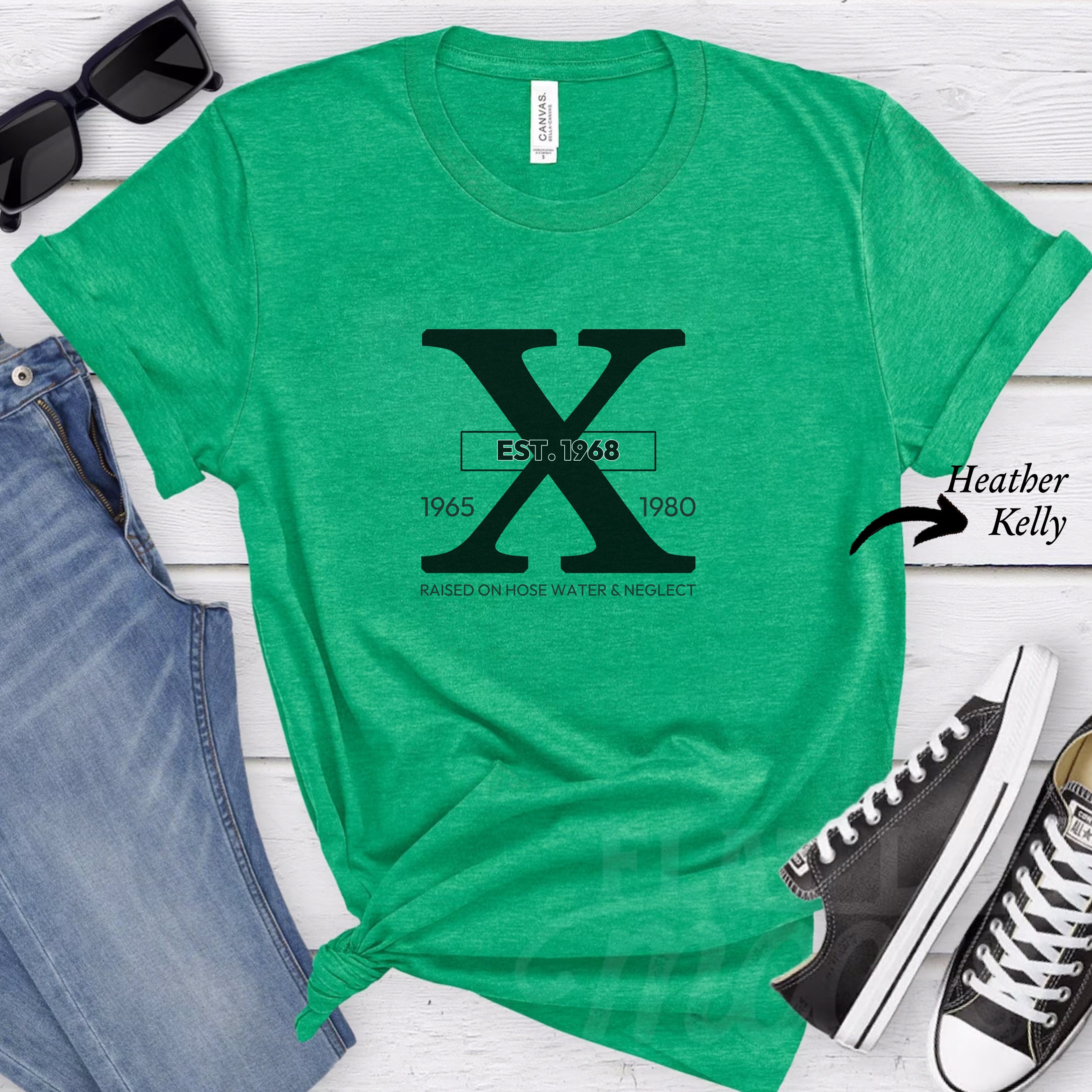 Generation X Tee, EST. 1968 Tshirt, Gen X Clothing, Raised on Hose ...