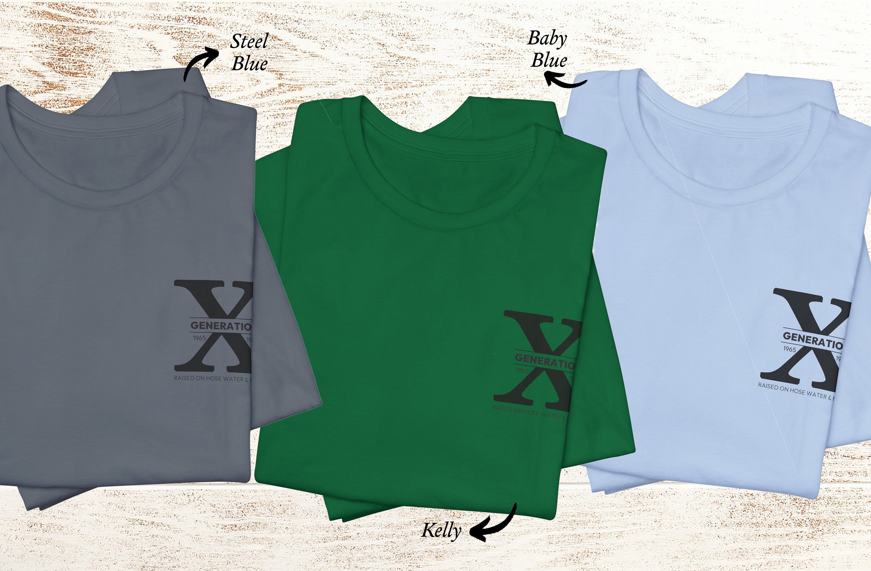 Gen X Pocket Design Shirt, Generation X Shirt, Raised on Hose Water and ...