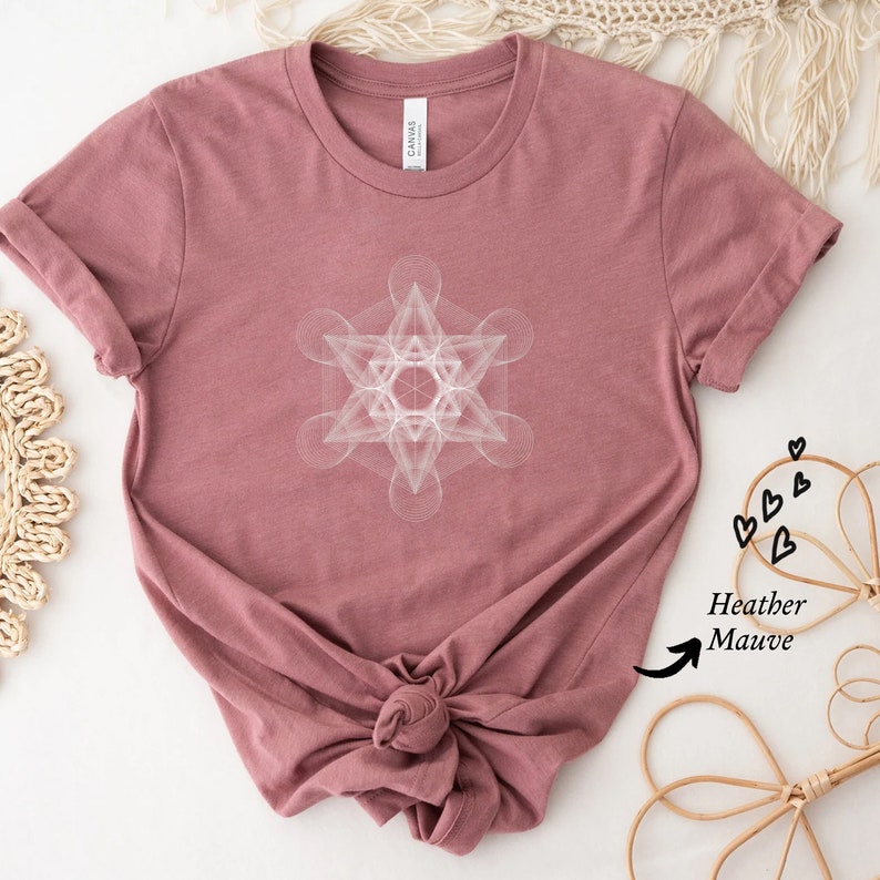 Metatron's Cube Tshirt, Psychedelic Shirt, Sacred Geometry Art ...