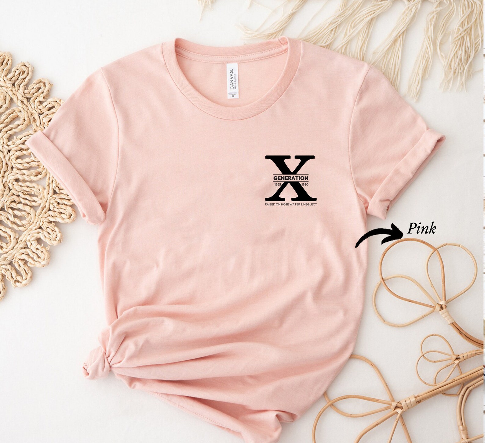 Gen X Pocket Design Shirt, Generation X Shirt, Raised on Hose Water and ...