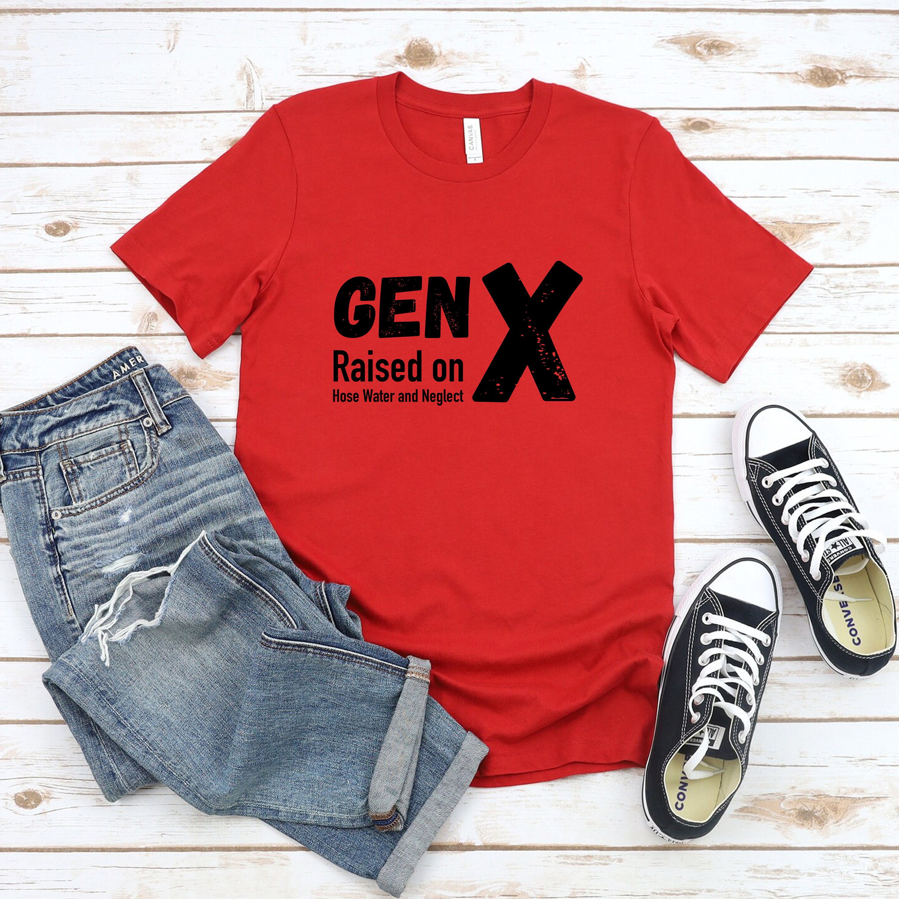 Generation X Shirt, Raised on Hose Water Tshirt, Gen X Clothing, Funny ...