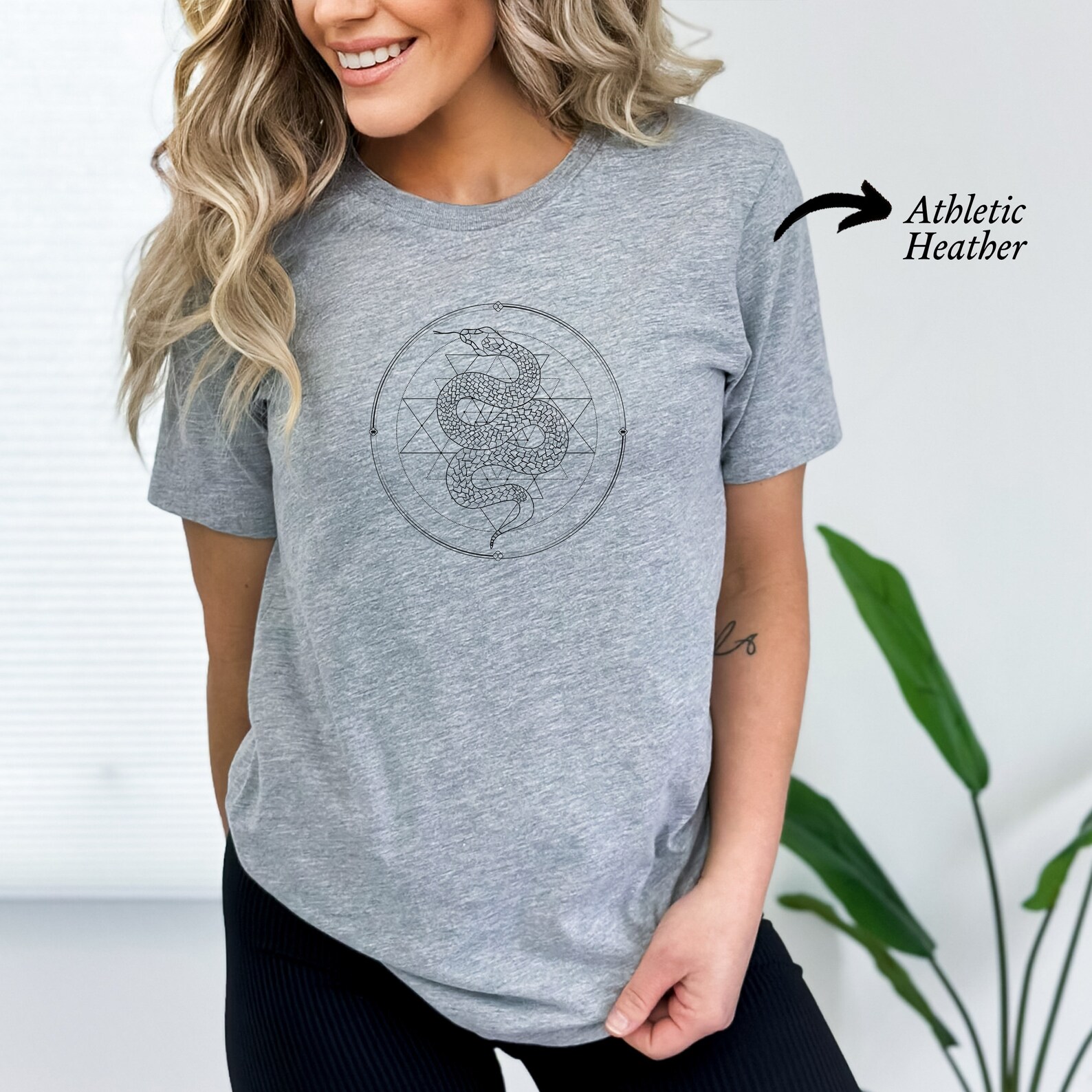 Sri Yantra Shirt, Sacred Geometry T-shirt, Serpent Tshirt, Kundalini ...