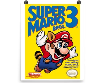 Super Mario Bros. 3 Poster - Etsy