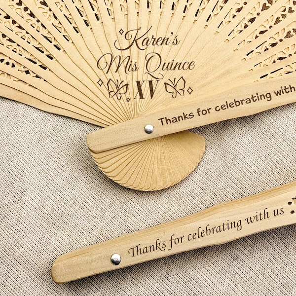Personalized Fans - Etsy