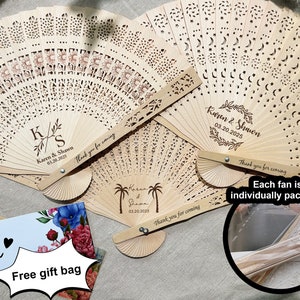 Wedding Fans in Bulk Rustic Fans Wedding Favor Fan Personalized Wedding ...