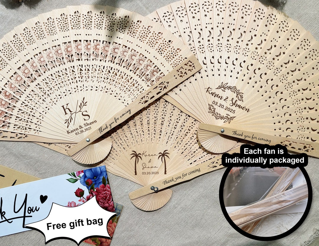 Bulk Wedding Fans for Guest Wedding Favor Fan Hen Party Fan ...
