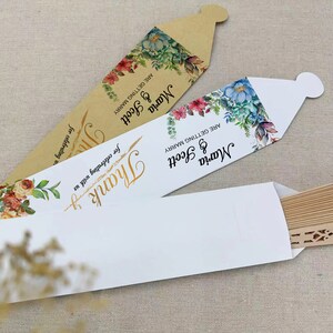 Custom Gift Wrapping Wedding Fans Rustic Fans Wedding Favor Fan ...