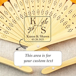 Wedding Colored Fan in Bulk Rustic Fan Custom Wedding Favor Fan ...