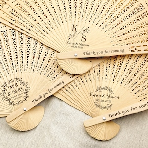 Wedding Fans in Bulk Rustic Fans Wedding Favor Fan Personalized Wedding ...