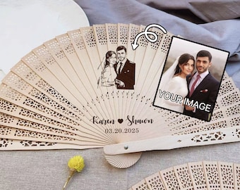 Quinceañera Favor Fans Personalized Birthday Party Fans in Bulk Sweet ...