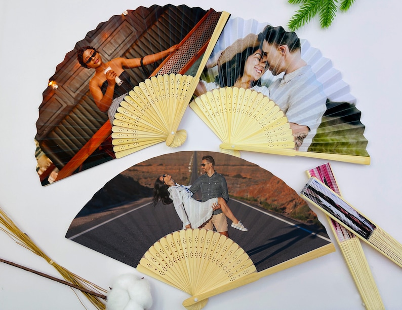 Personalized Photo Fans/custom Hand Fans for Guest/wedding Party Favors ...