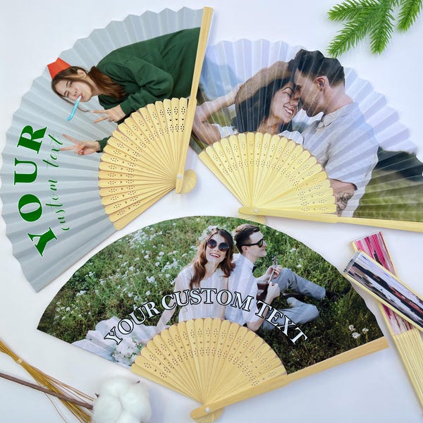 Custom Hand Fan - Etsy