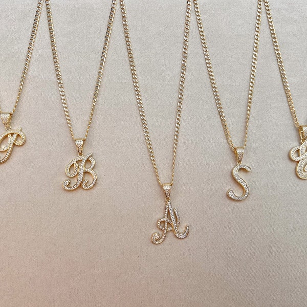 Gold Letter Chains - Etsy