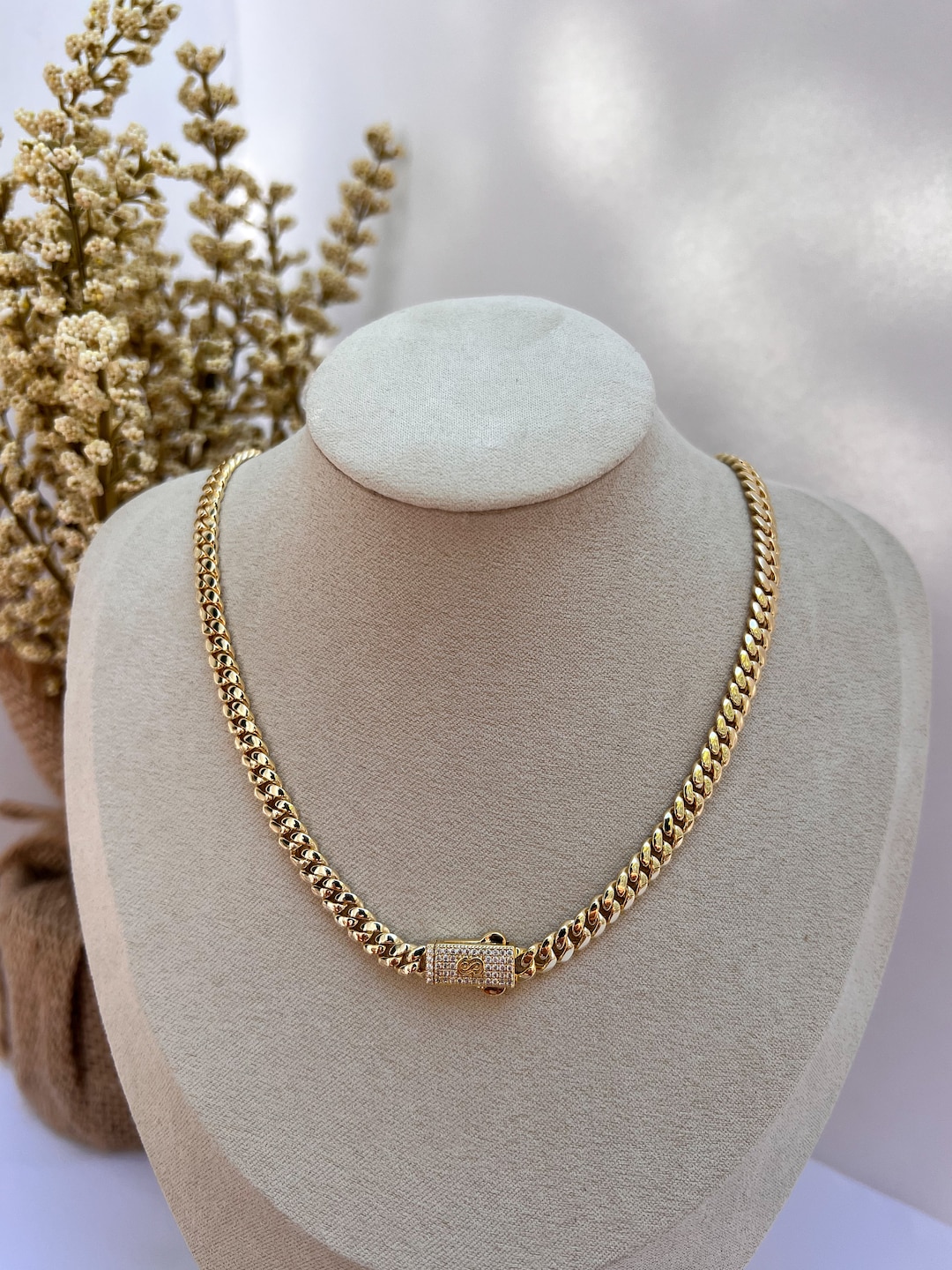 Elegant Baby Monaco | Stainless Steel Chain | 14k Gold Plated Chain ...