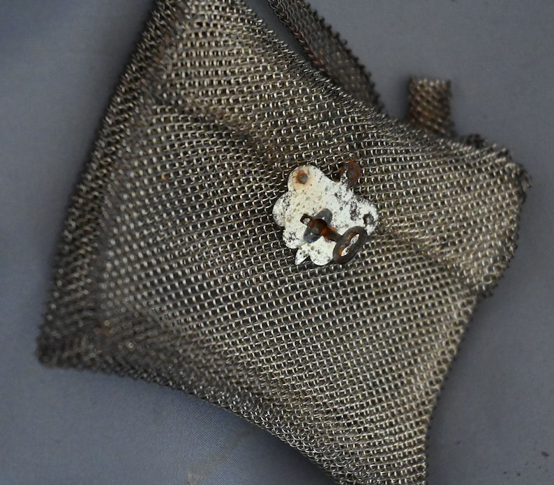 WW1 Era Steel Chain Mail Mesh Coin Purse W/ Key - Etsy