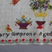 Antique Sampler Needlework Mary Simpsons Age 10 Winston - Etsy