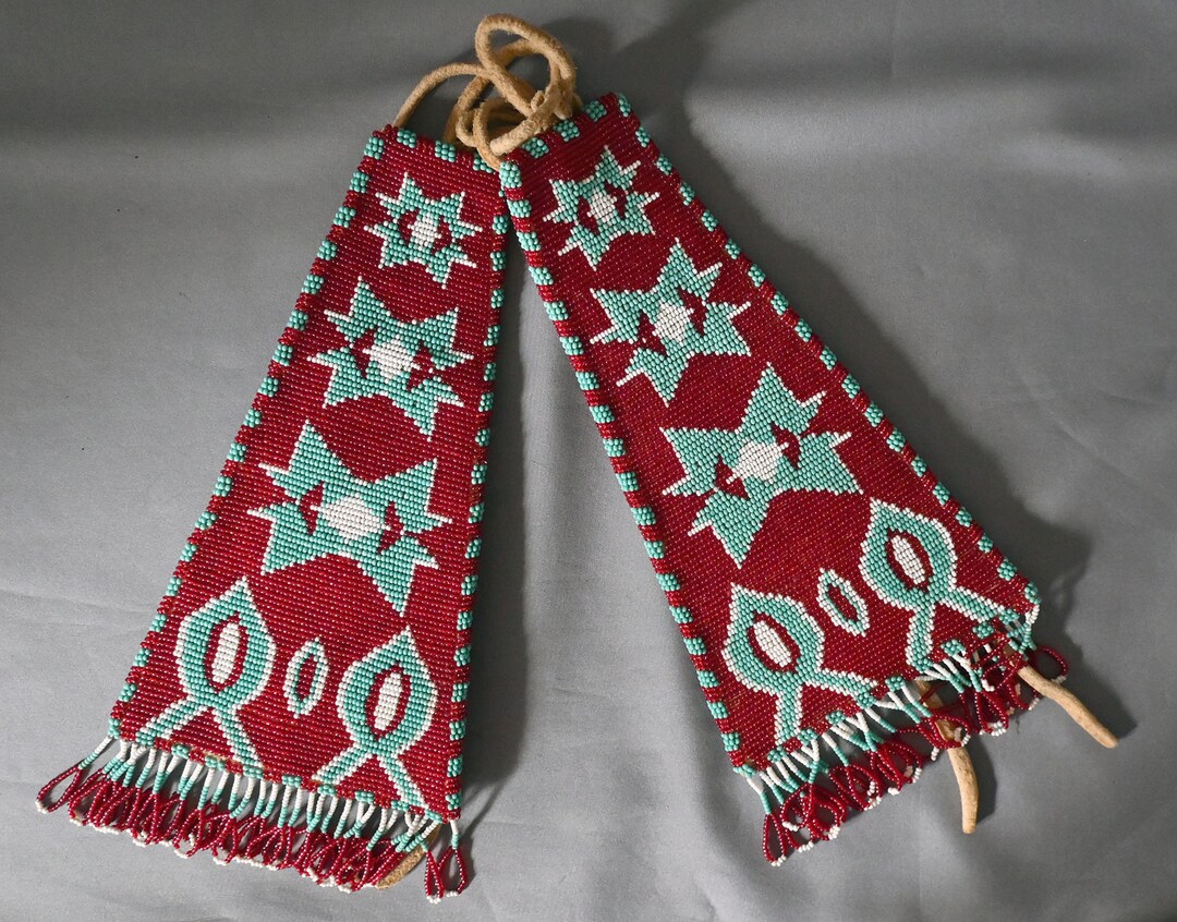 Native Indian Beaded Apparel Tabs for Costume - Etsy