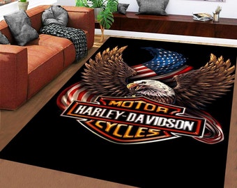 Motorcycle Logo Rug - Etsy