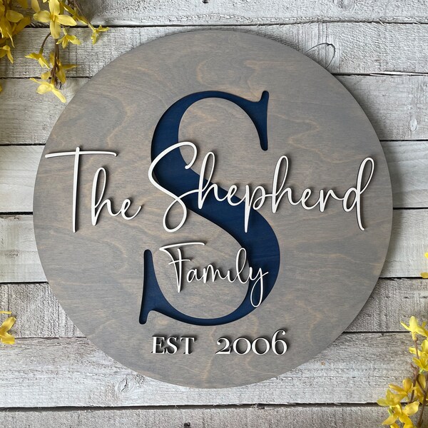 Front Door Sign Personalized - Etsy