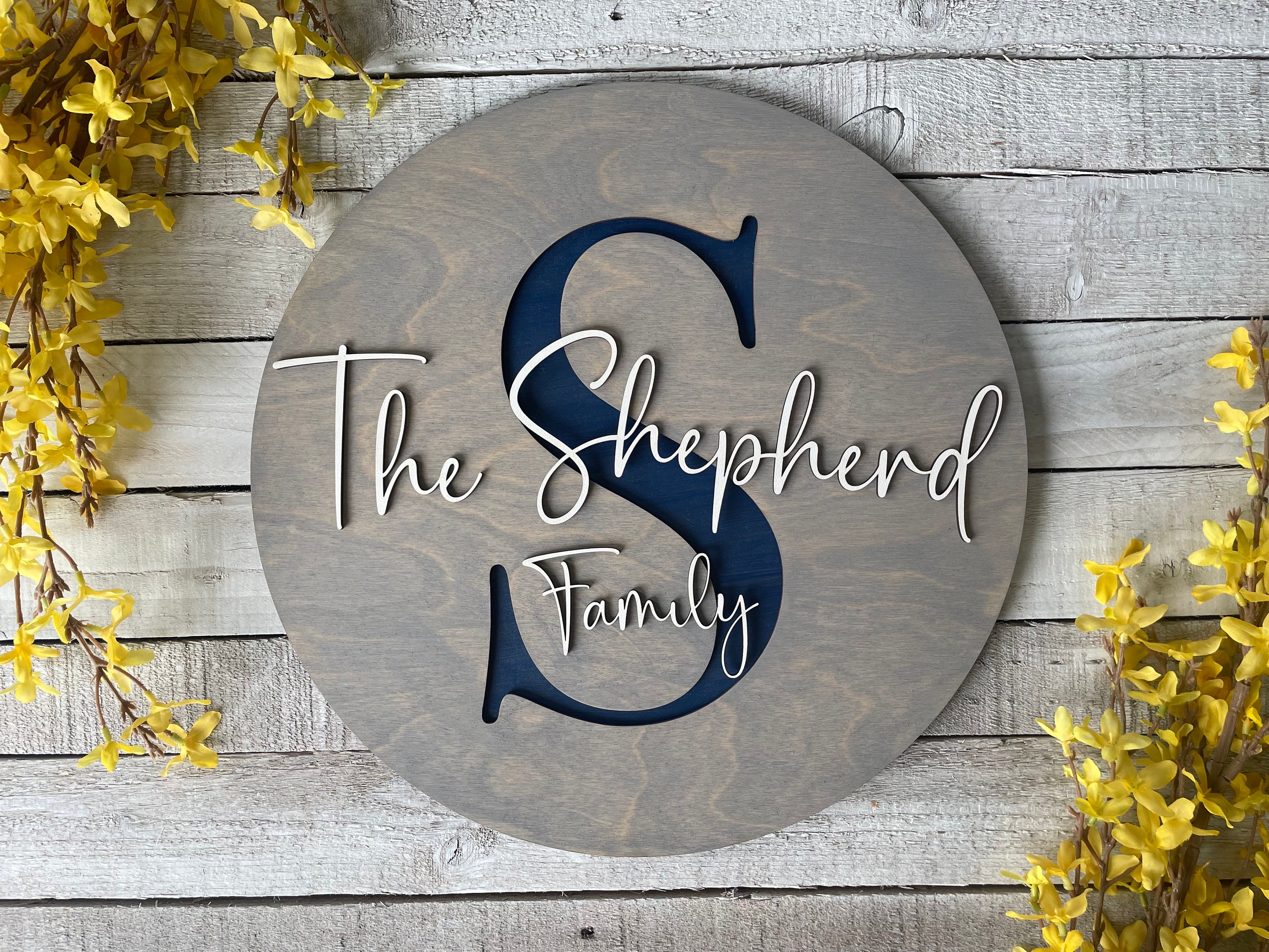Personalized Front Door Sign Custom Front Door Sign House - Etsy
