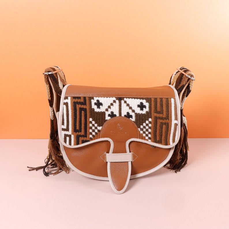 Brown Woven Leather Bag, Shoulder Bag Pattern, Handmade Crossbody Purse ...