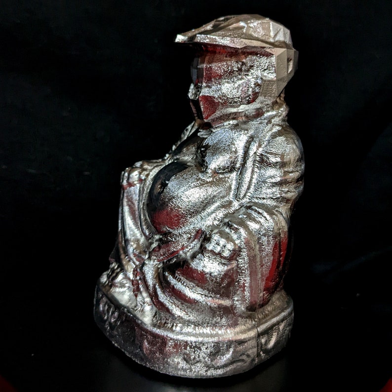 Halo Master Chief Buddha Statue (aluminum) - Etsy