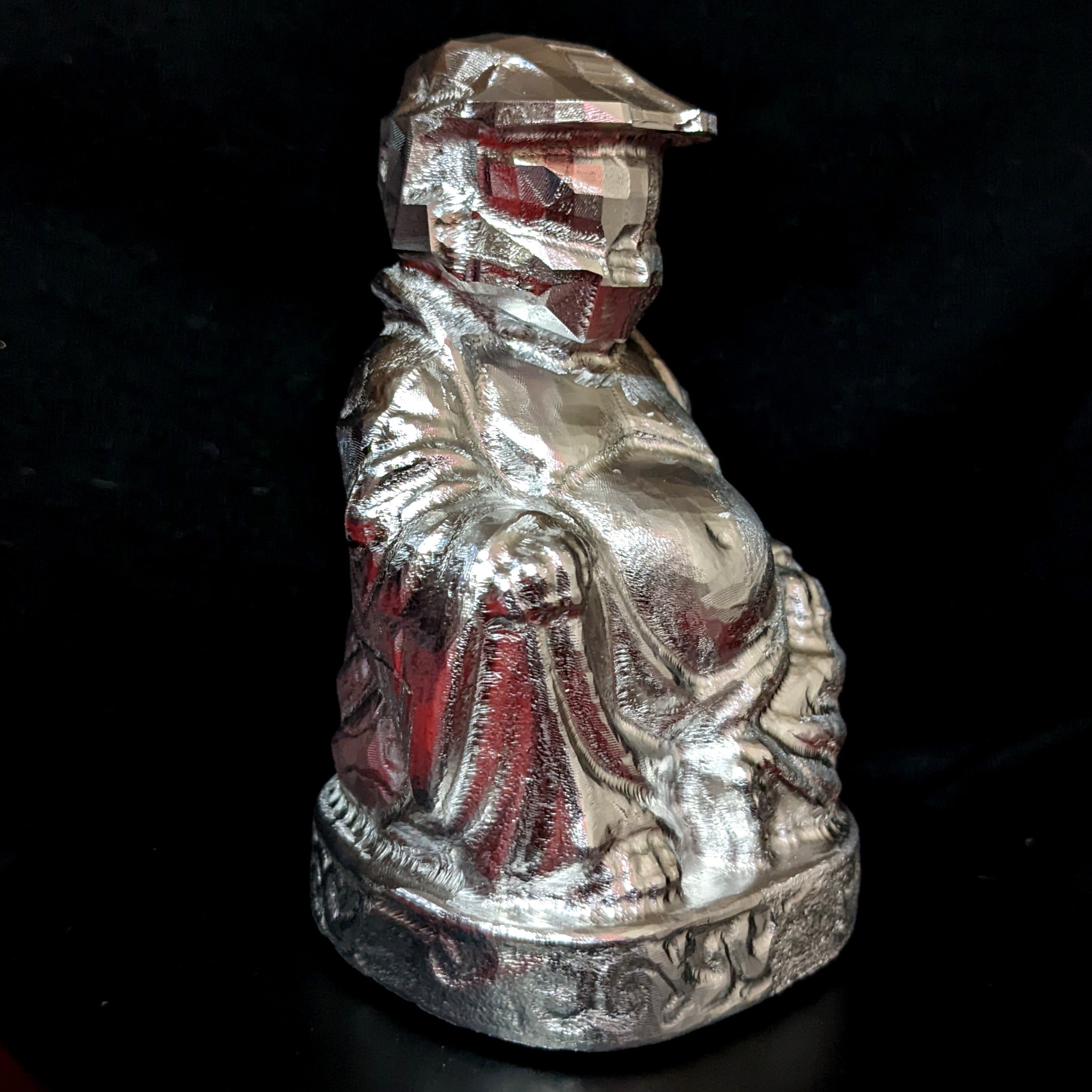 Halo Master Chief Buddha Statue (aluminum) - Etsy