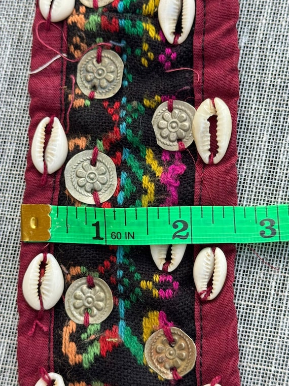 Kuchi Afghan tribal belly dancer costume belt, embell… - Gem