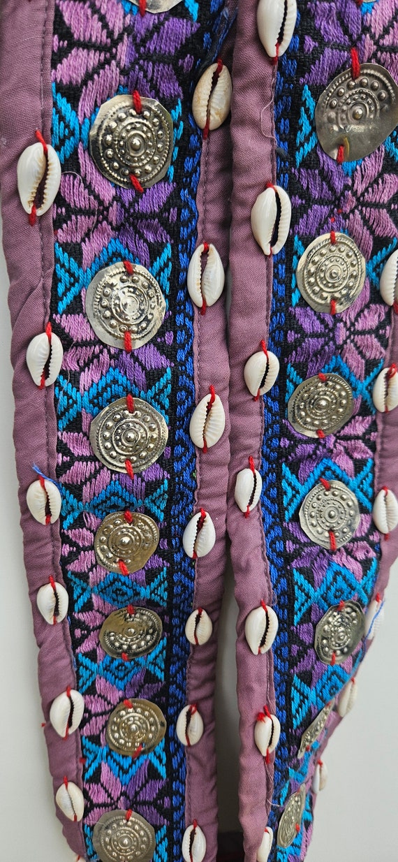 Kuchi Afghan tribal belly dancer costume belt, embell… - Gem