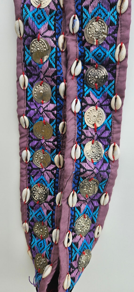 Kuchi Afghan tribal belly dancer costume belt, embell… - Gem