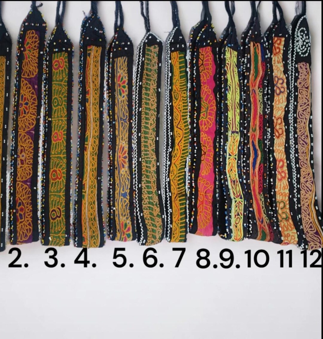 Kuchi Afghan Tribal Embroidered Belly Dancer Costume Belts, Waistband ...