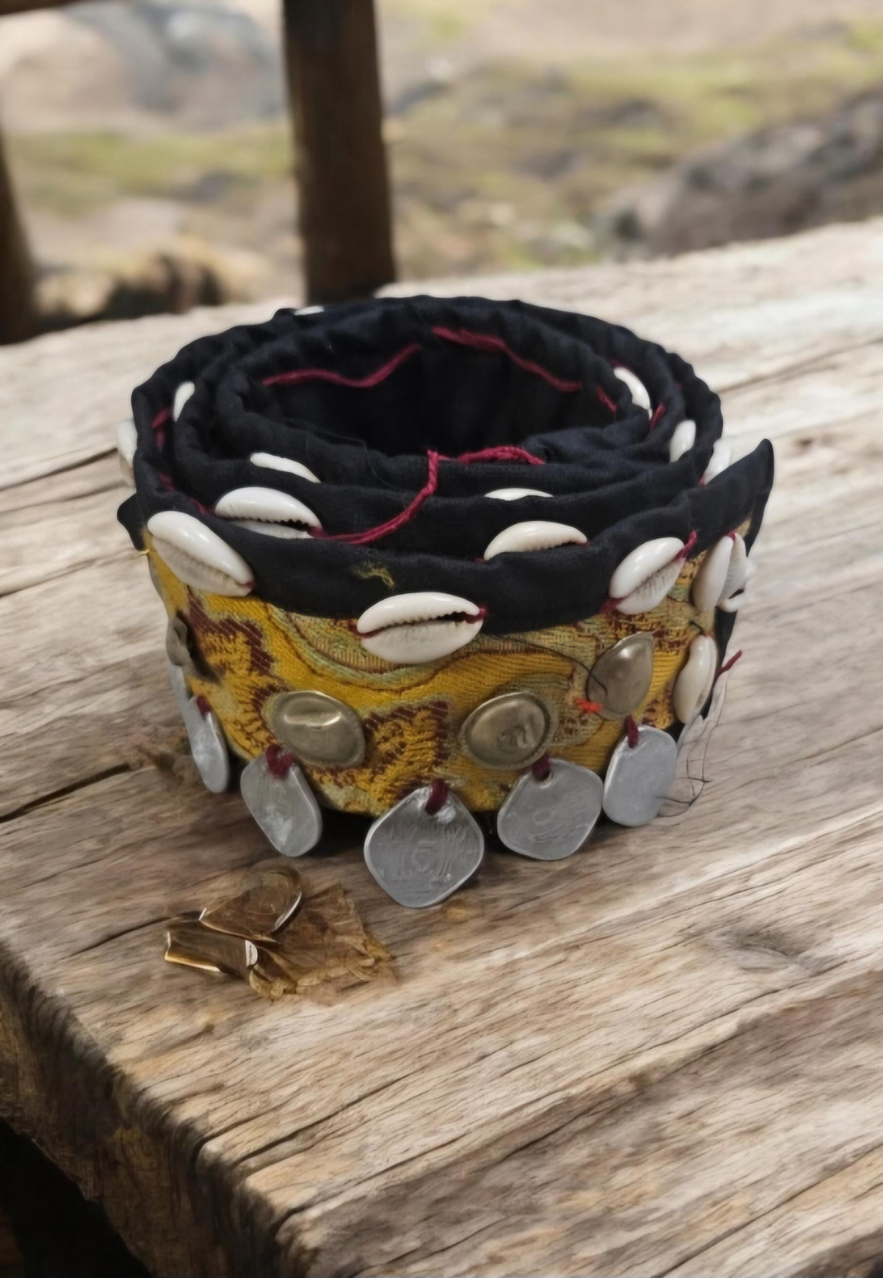 Kuchi Afghan Tribal Vintage Heavily Embellished Beaded, Coins, Metallic ...