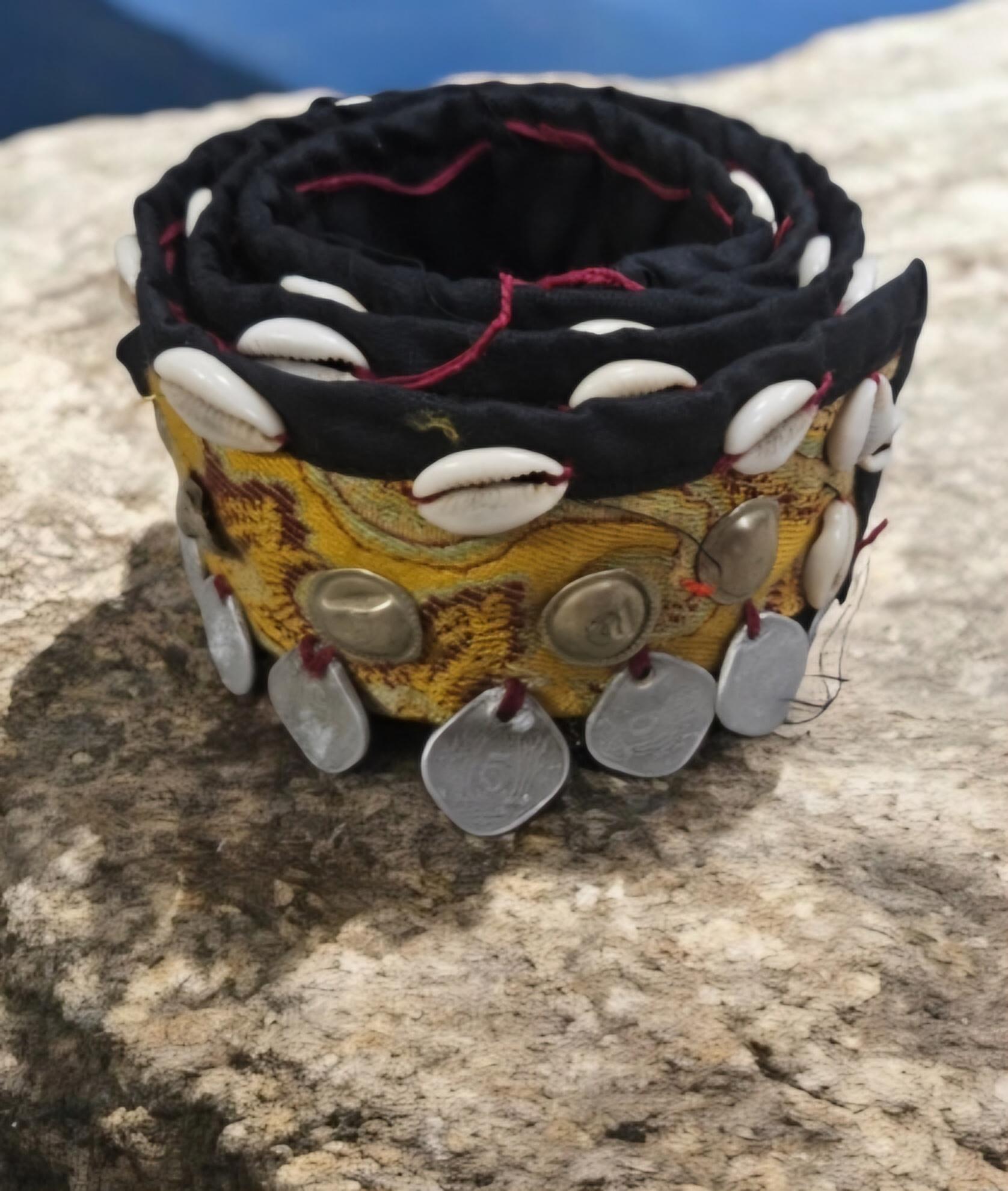 Kuchi Afghan Tribal Vintage Heavily Embellished Beaded, Coins, Metallic ...