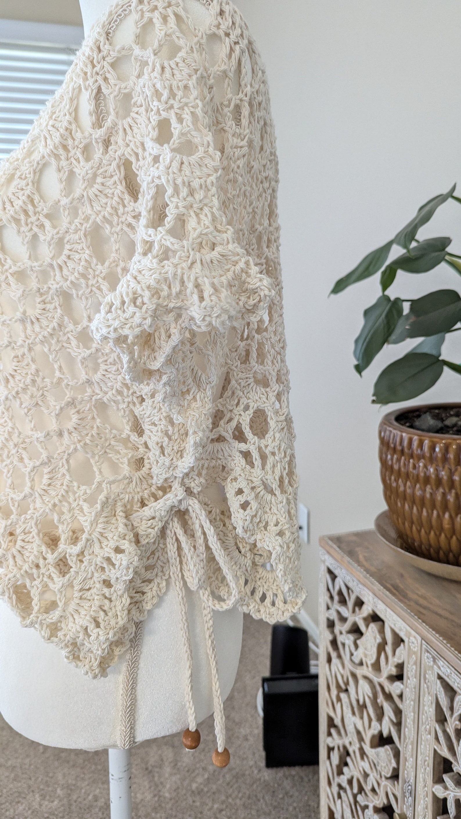 CROCHET PATTERN - Ivory Breeze Butterfly Crochet Lace Bolero - Etsy