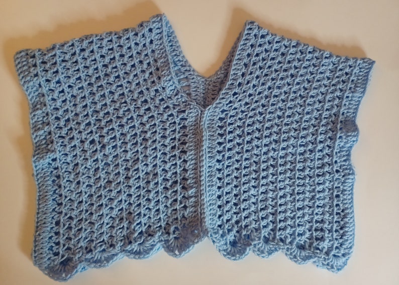 CROCHET PATTERN - Pastel Blue Crochet Lace Top - Etsy