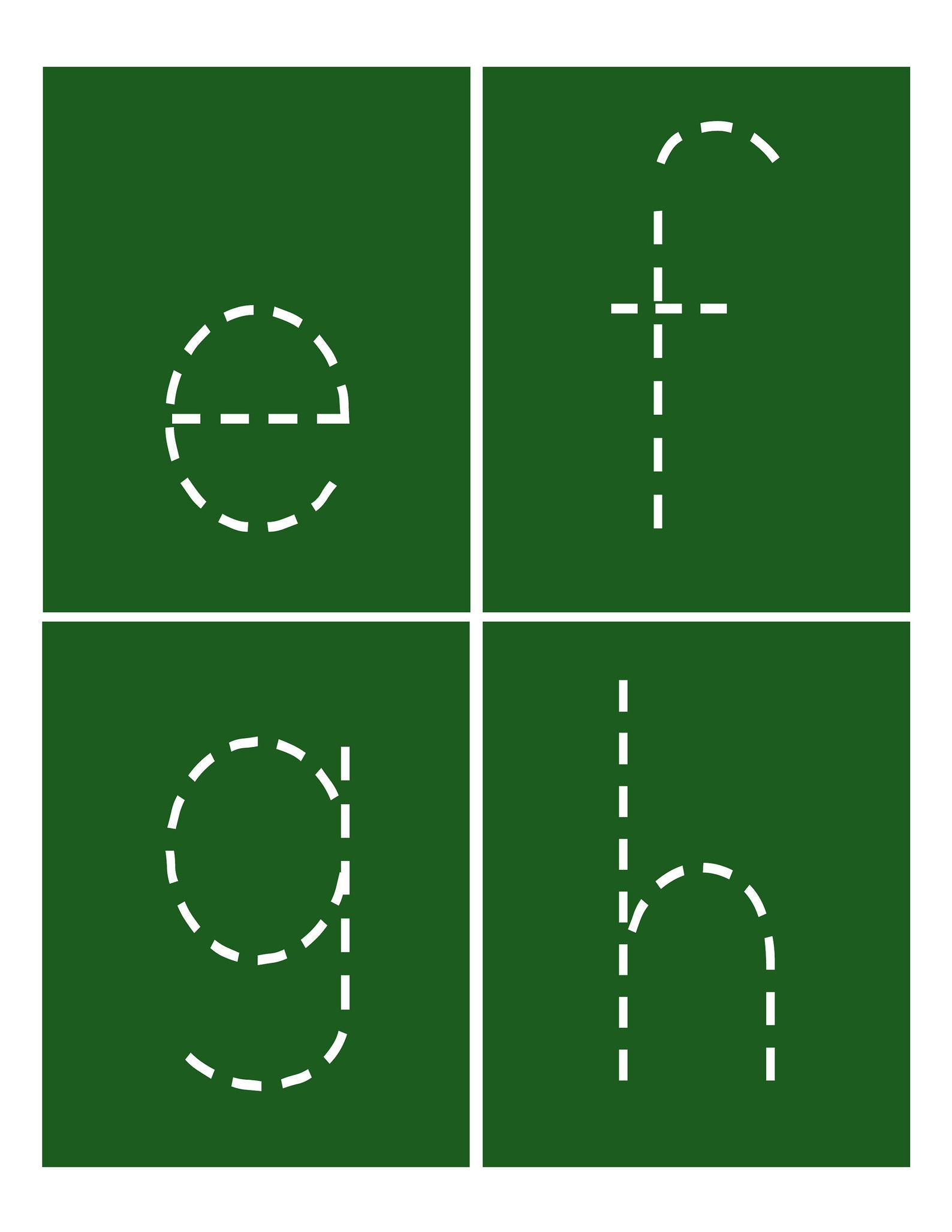 English Alphabet Flashcards, Traceable Letters, Chalkboard Letters ...