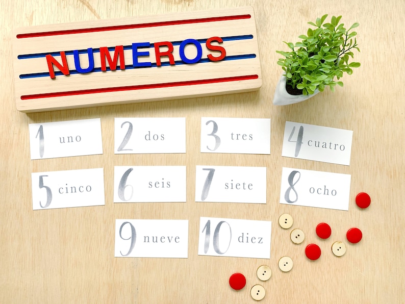 Spanish Numbers, Numbers 1-10, Spanish Flash Cards, Homeschool ...