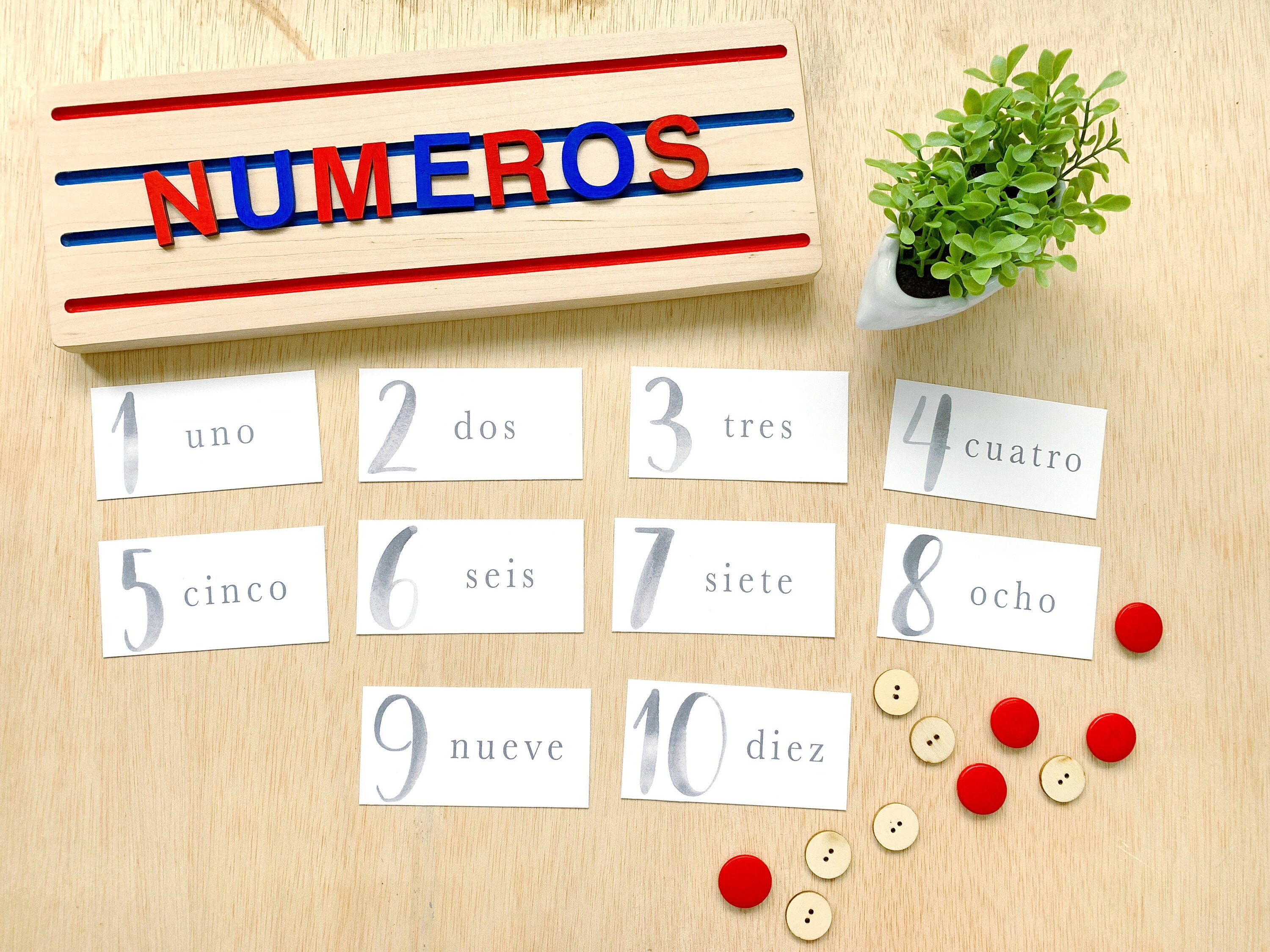 Spanish Numbers, Numbers 1-10, Spanish Flash Cards, Homeschool ...