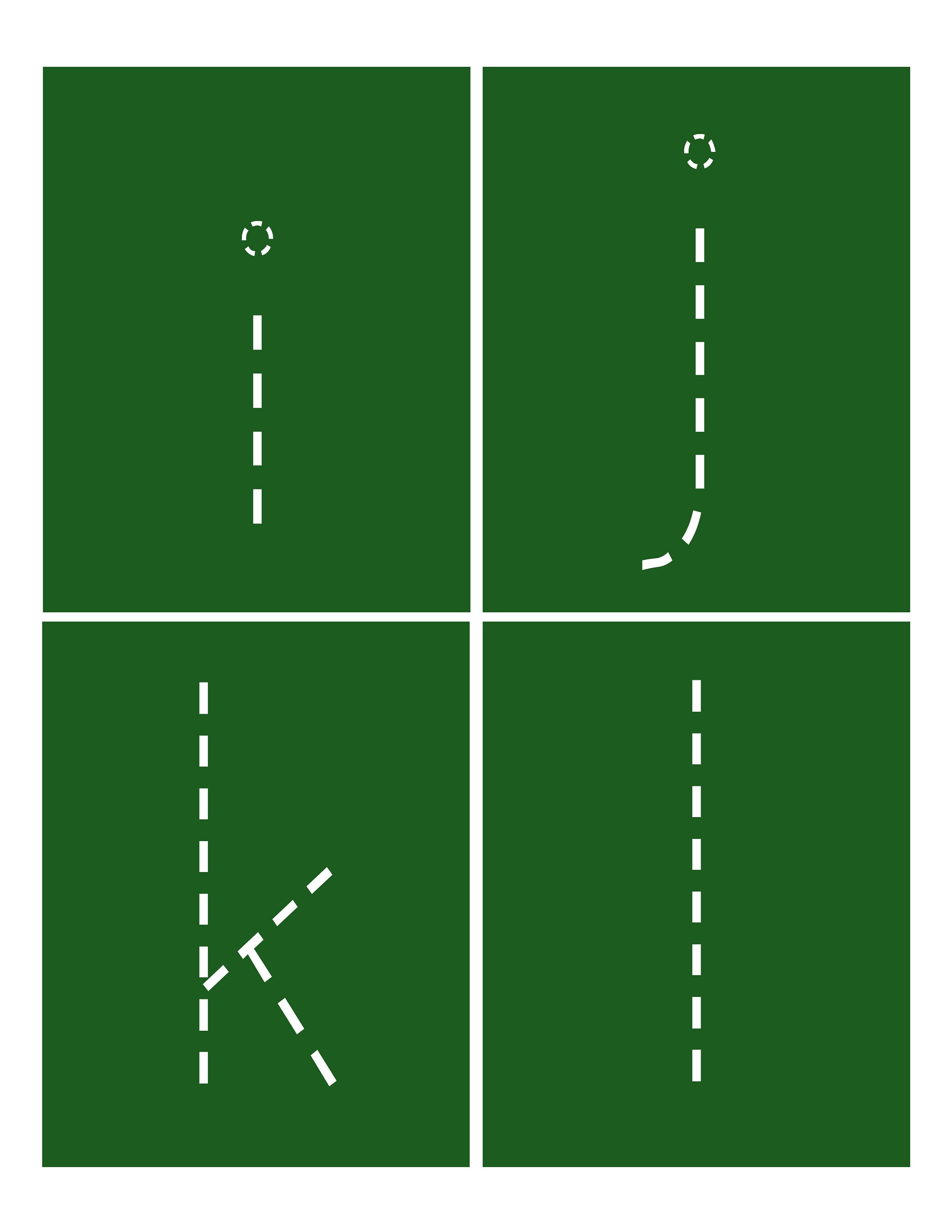 English Alphabet Flashcards, Traceable Letters, Chalkboard Letters ...